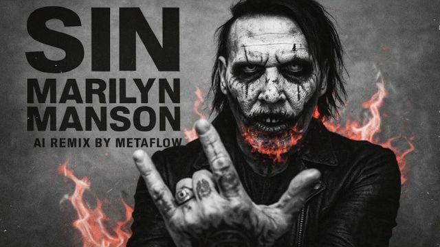 SIN - Marylin Manson Inspired Industrial Nu Metal I Mix [2000s Psycho Hardcore Rock]
