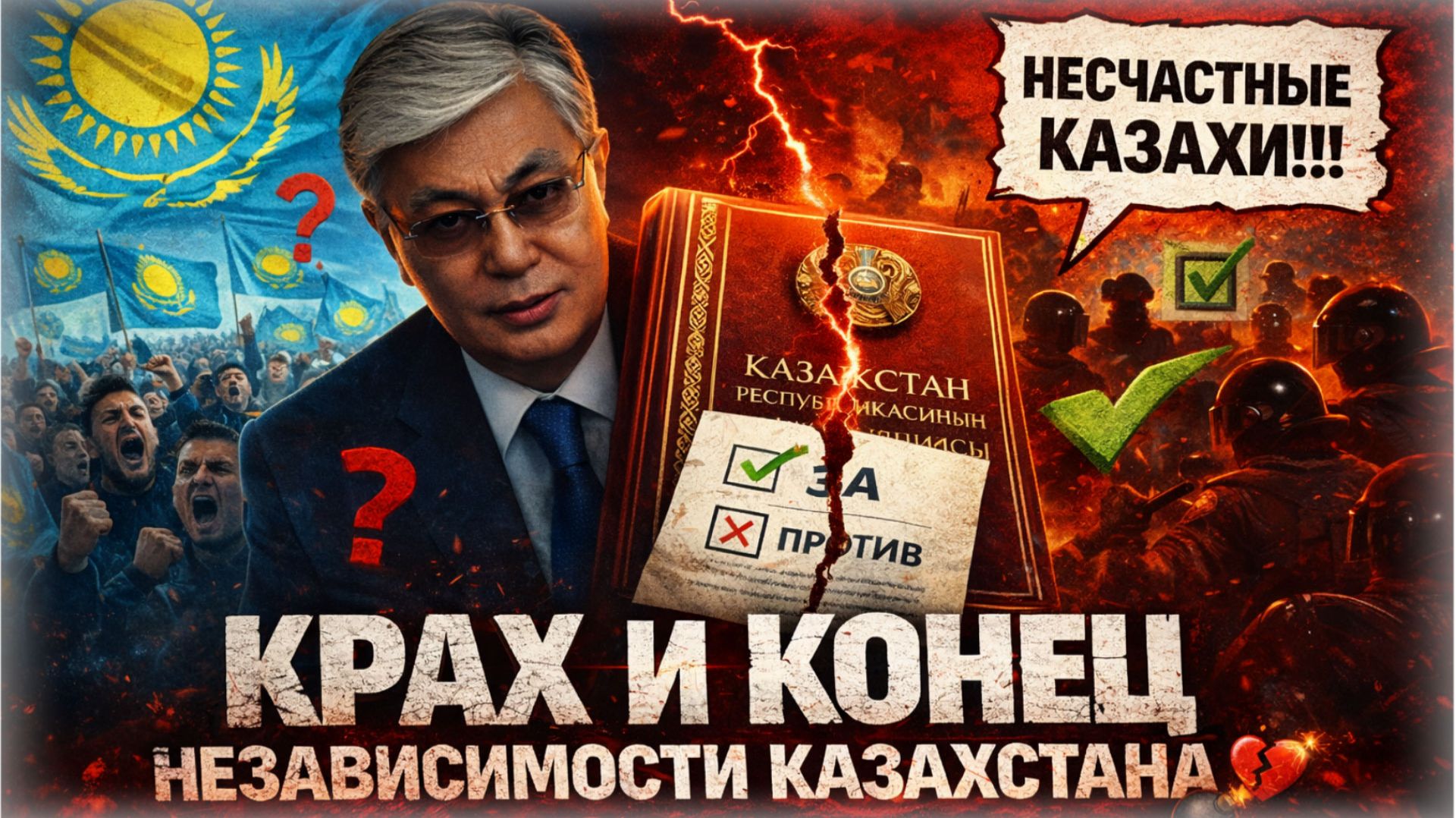 «Заставить казахов воевать с русскими» 💥 Про Конституцию РК что делает Токаев и как будет Казахстан