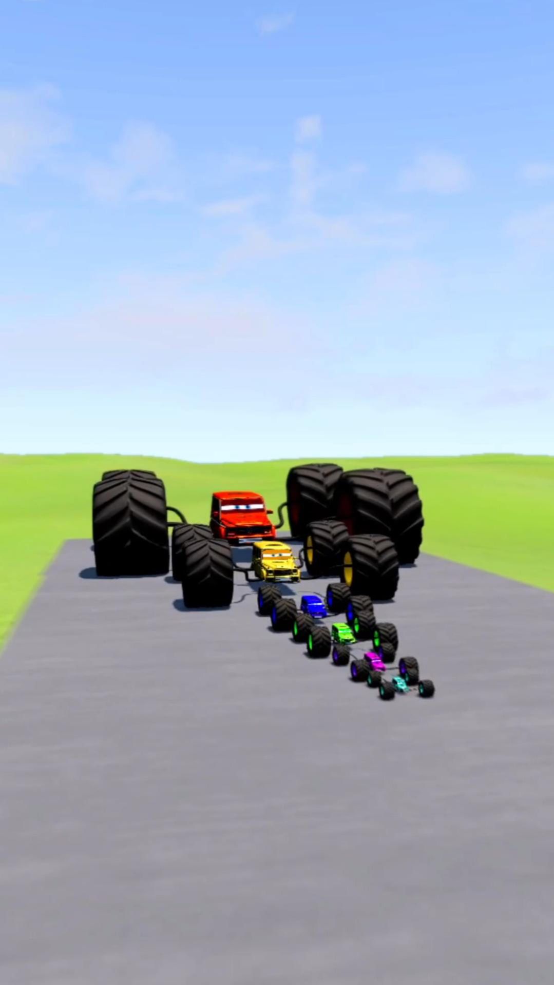 МОНСТР ТРАК ПРОТИВ ПОРТАЛА МУЛЬТИКИ ПРО МАШИНКИ