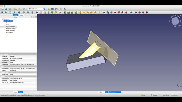 Как создать строительные плоскости в FreeCAD - Создайте базовую плоскость