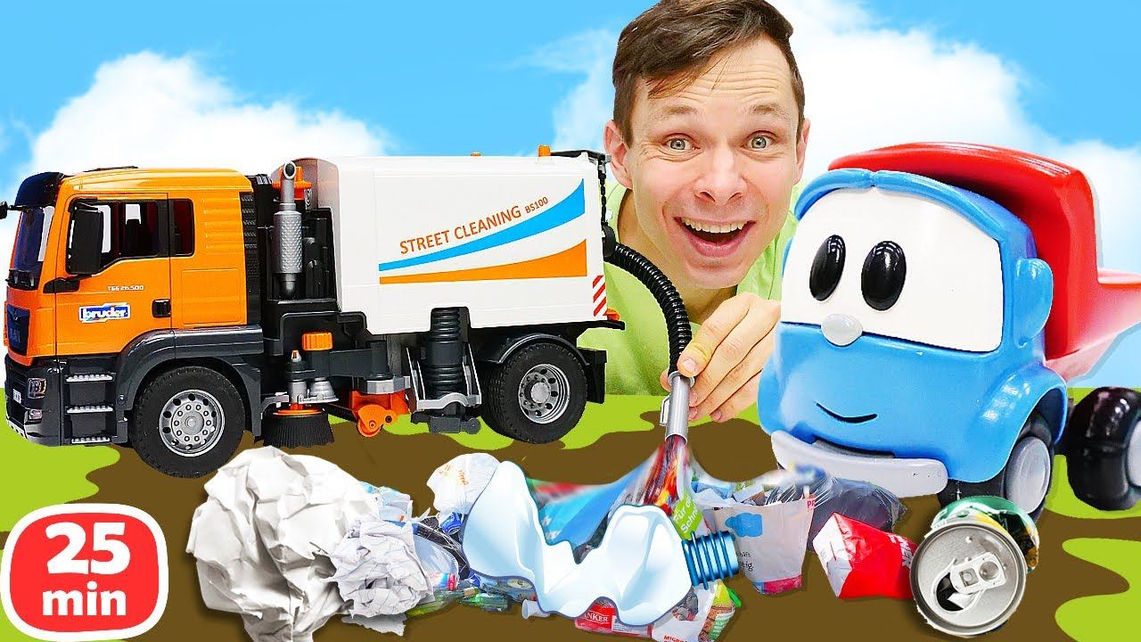 Грузовичок Лёва 🚒 Пожар в городе и помощь машинок