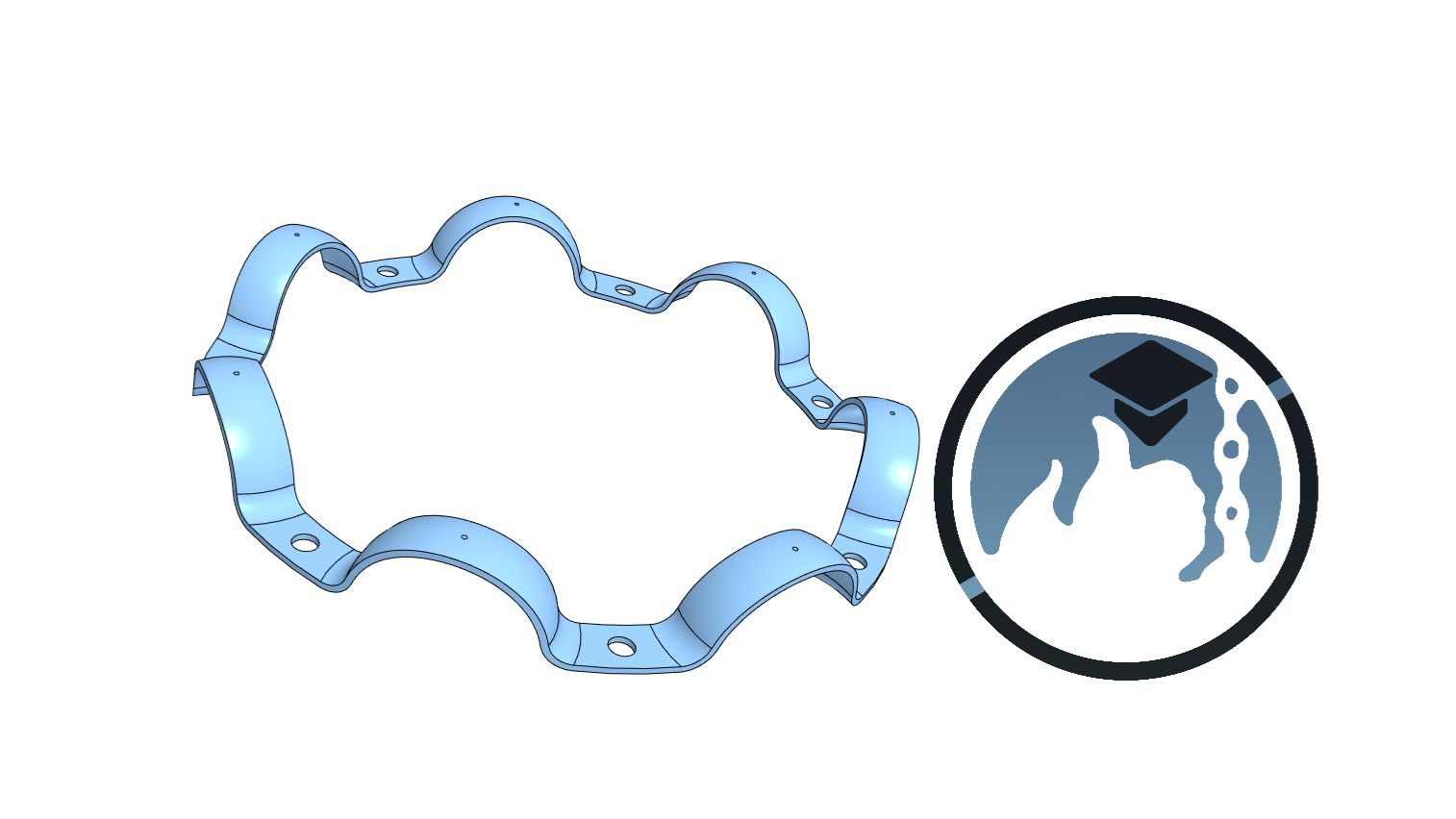 Компас 3D: Построение сепаратора шарикового радиального подшипника