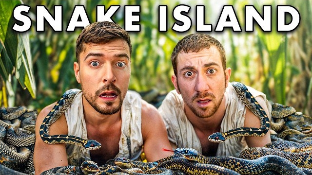 Выживаем 24 часа на острове полном змей с Мистером Бистом