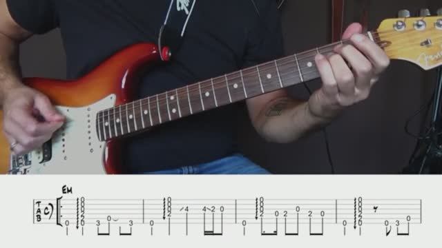 Slow Blues in Em(tab, backing track)