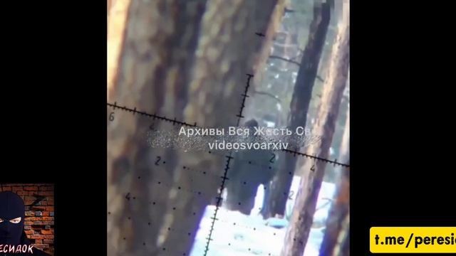 Один выстрел - одна поражённая цель. Работа снайпера ВС РФ с видом от первого лица