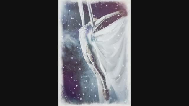 Новогодний "Городской Билборд" с воздушной гимнасткой Любовью Соколовой, автор проекта Е. Мешкова