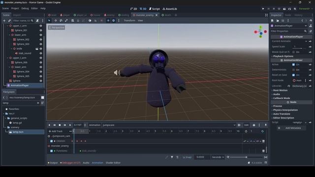 Хоррор от первого лица в Godot 4, ч. 14 / How to Make a First-Person Horror Game in Godot 4 - Part 5