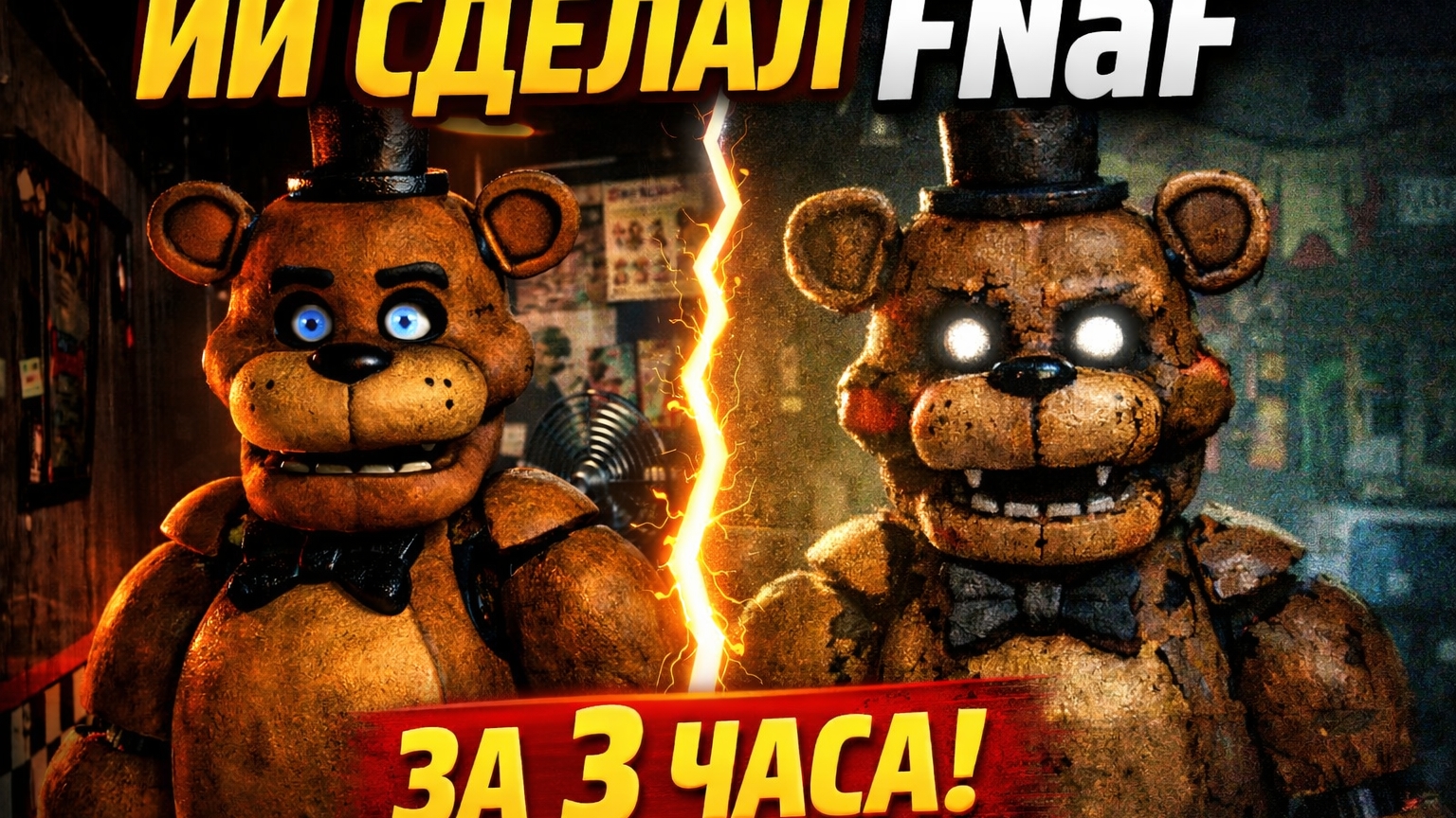 ИИ за 3 часа создал РАБОЧУЮ версию FNaF 1