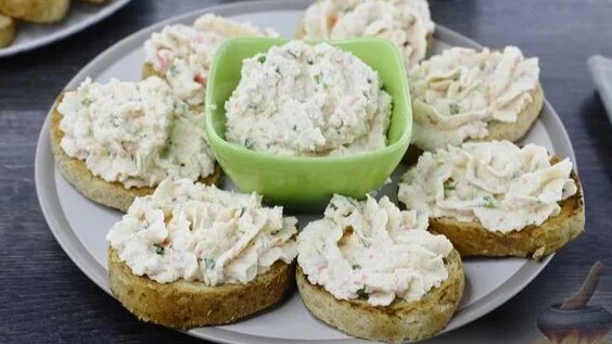 Вкусная крабовая паста на завтрак ✔️