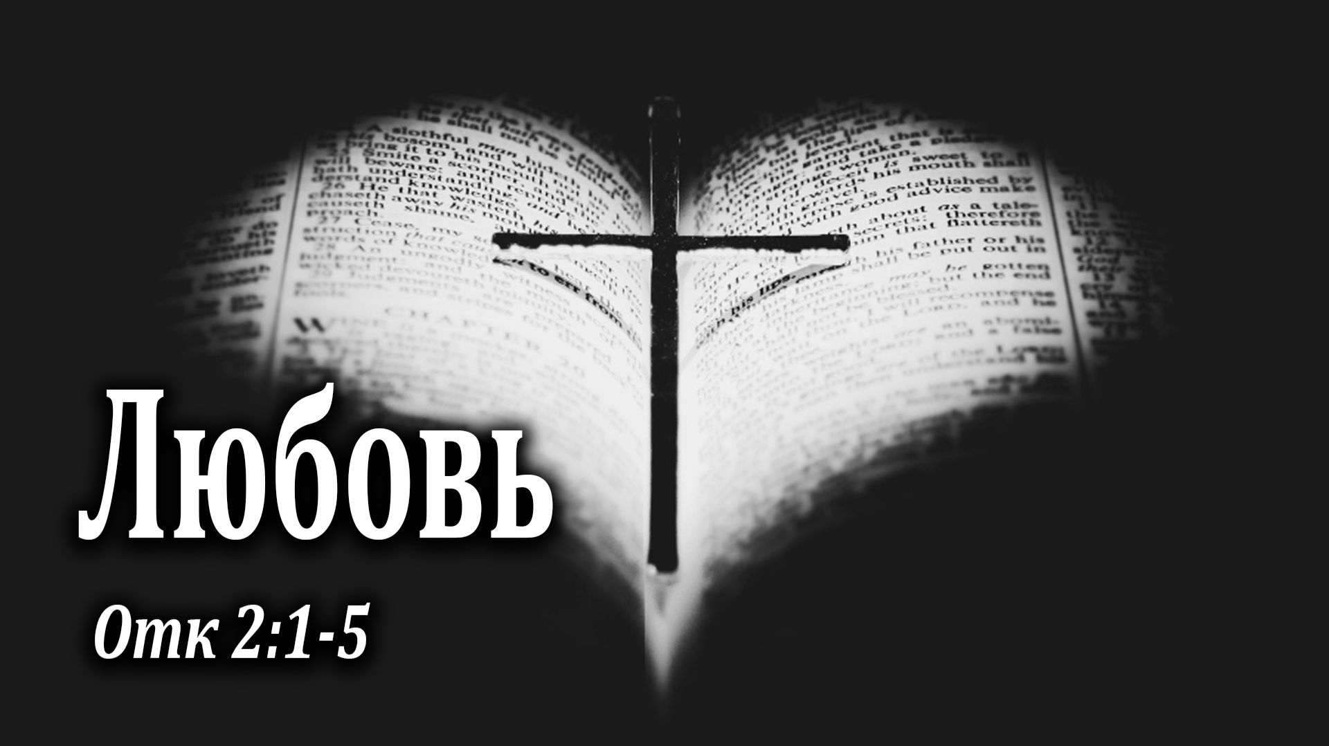 28.04.2024 "Любовь" Отк 2:1-5 Николаишин Вадим