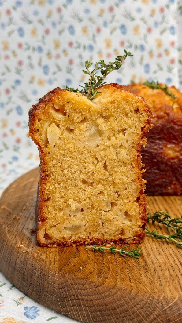 🍐🌿 Кекс с грушами, белым шоколадом и тимьяном 🌿🍐