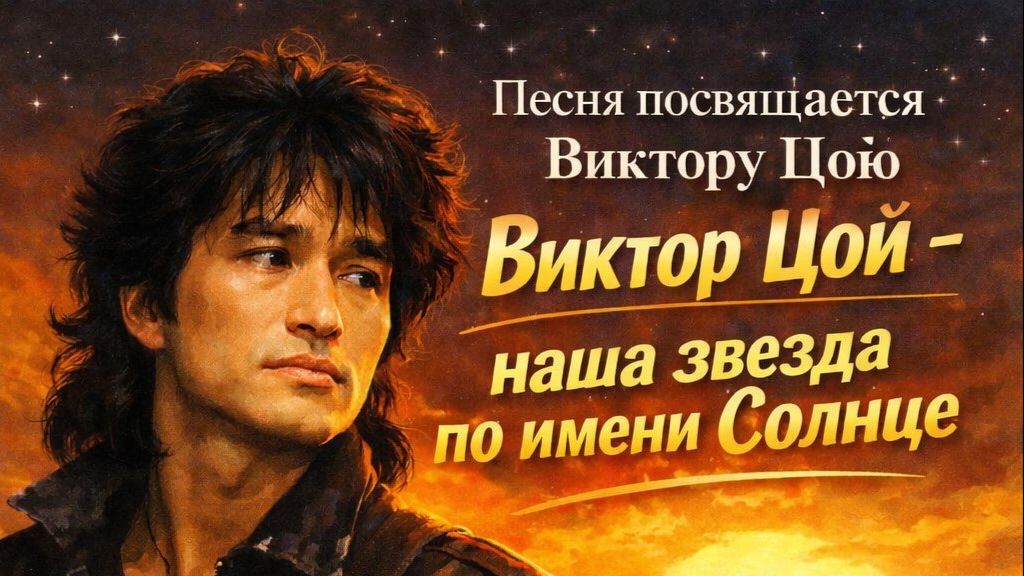 Песня Виктор Цой - наша звезда по имени Солнце "