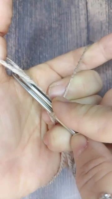 Набор петель на спицы. Способ 1.