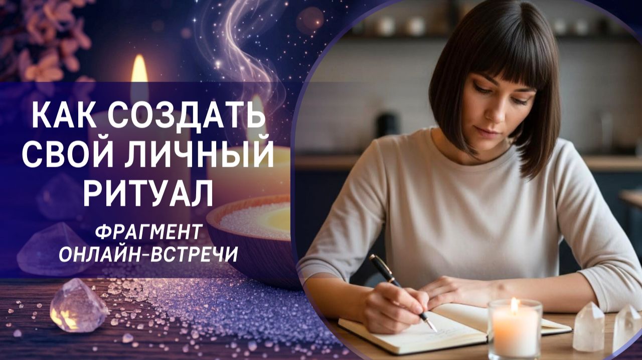 Как создать свой личный ритуал. Фрагмент вебинара