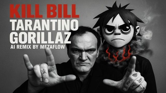 Kill  Bill - Tarantino - Gorillaz Inspired AI Psycho Album Mix - _ Trip-Hop, Alt Hip-Hop - 2000s
