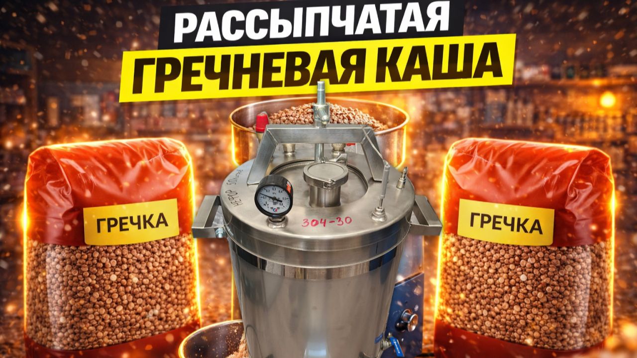 Самый простой рецепт, как приготовить рассыпчатую гречневую кашу в автоклаве. Эксперимент с бульоном