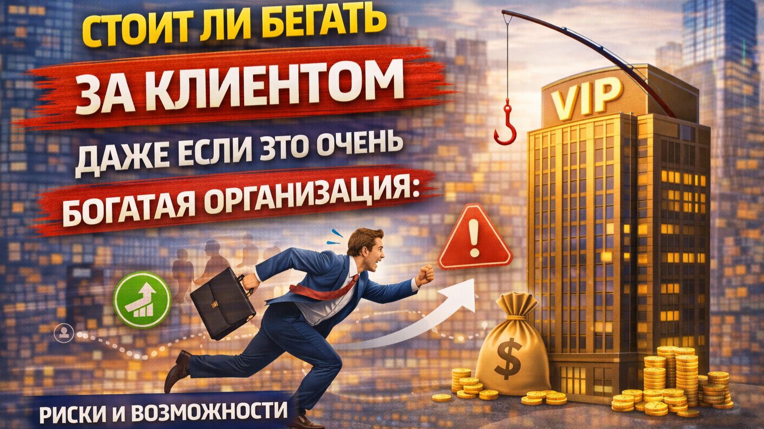 Стоит ли бегать за клиентом даже если это очень богатая организация: риски и возможности #продажи