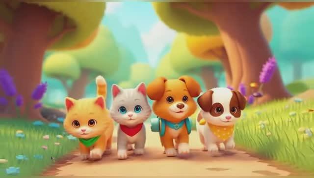 ✅Детский Мультфильм «Милые Котята и их Друзья»😺💖