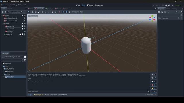 Хоррор от первого лица в Godot 4, ч. 9 / How to Make a First-Person Horror Game in Godot 4 - Part 5