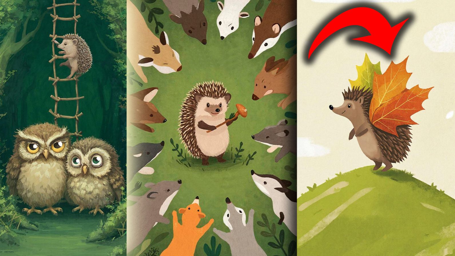 Сказка про ёжика, который смастерил крылья