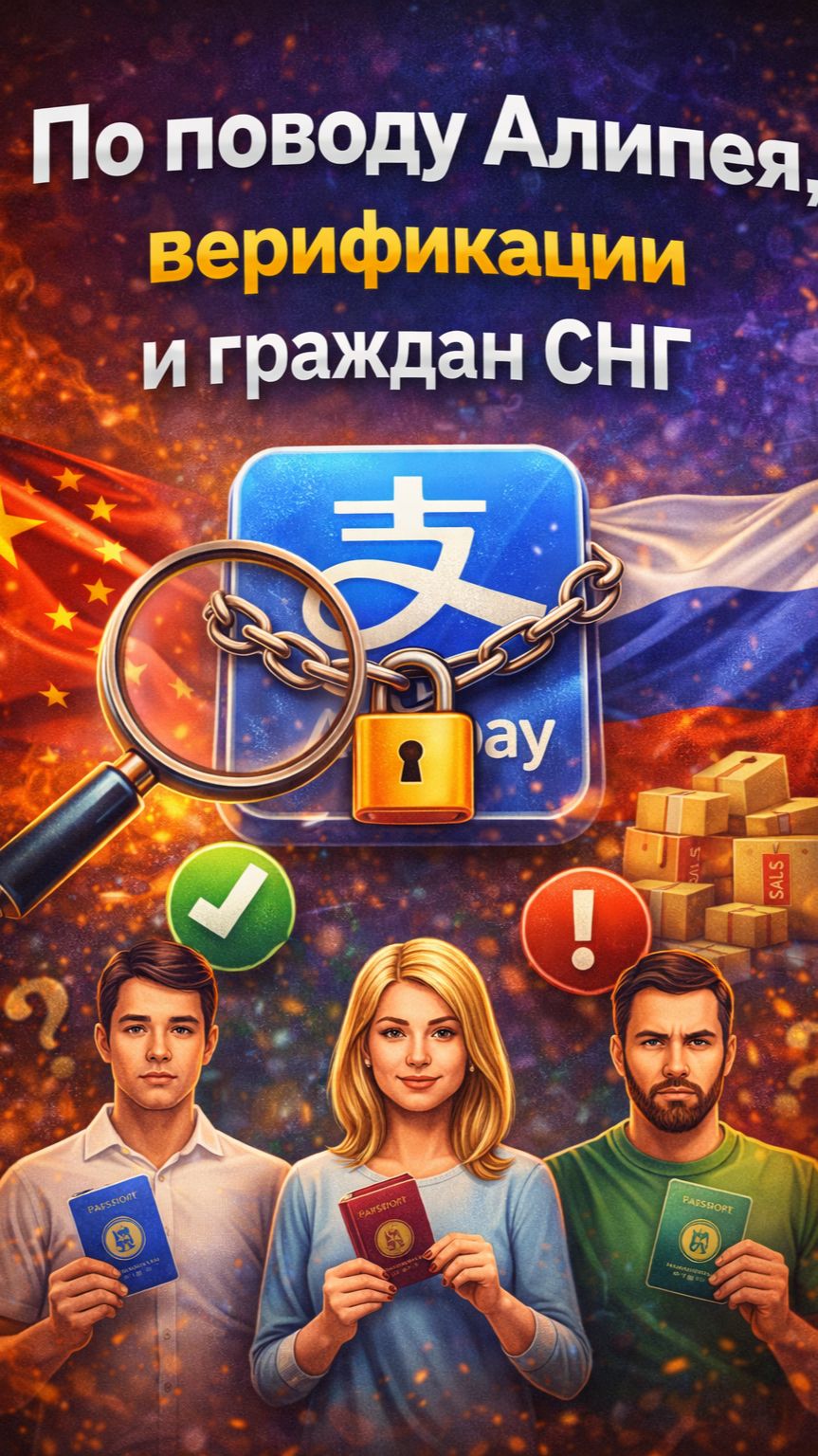 По поводу Алипея, верификации и граждан СНГ #alipay #алипей #верификация