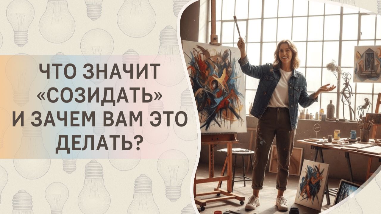 Что значит «СОЗИДАТЬ» и зачем вам это делать?
