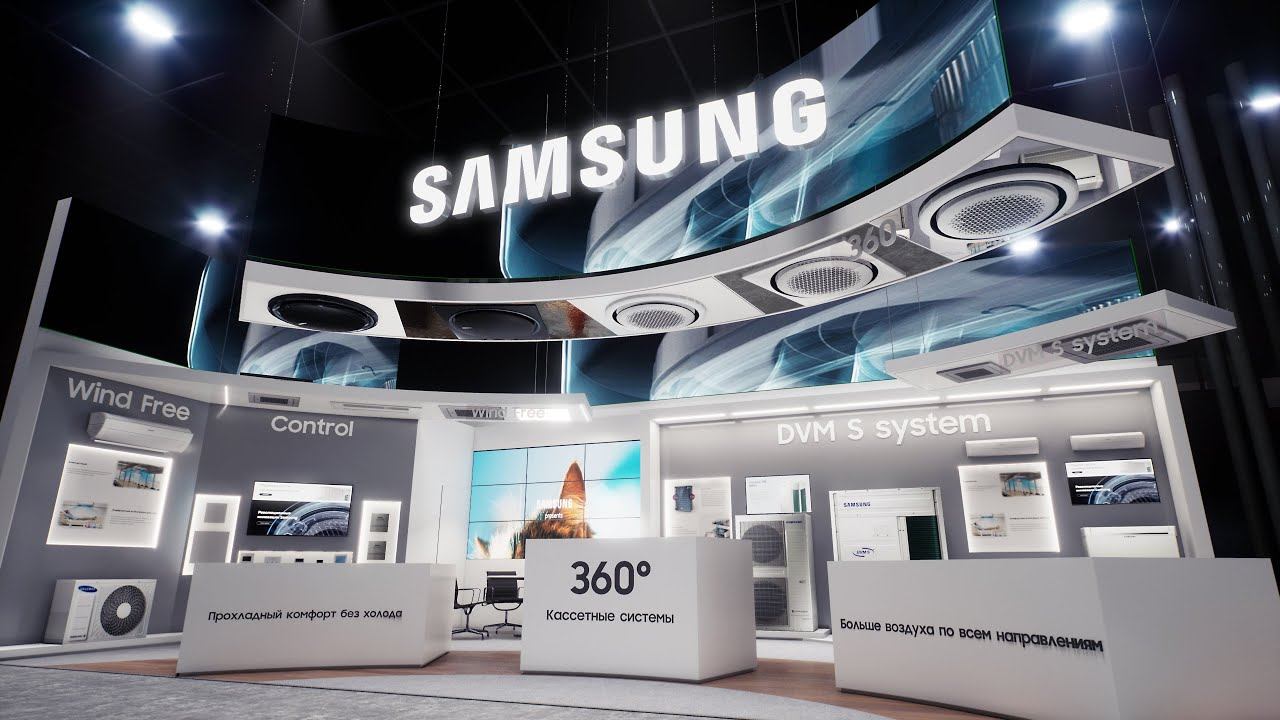 Unreal Engine 5. Exhibition stand cinematic