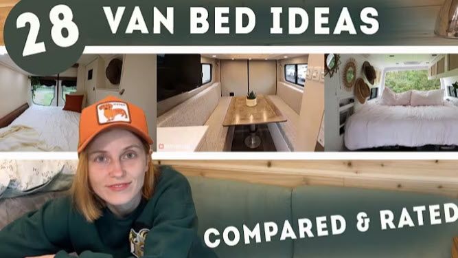 Идеальное ВИДЕО ПО ПЛАНИРОВКЕ СПАЛЬНОГО МЕСТА в ФУРГОНЕ - 28 ИДЕЙ - Что подходит именно ВАМ - 1видео