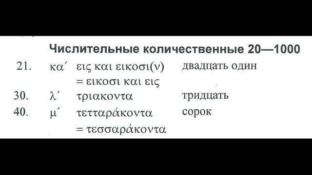 Древнегреческий язык Занятие 34