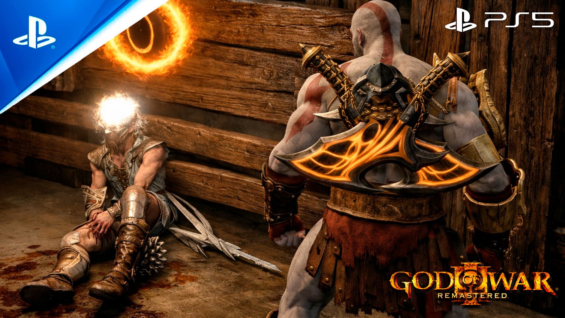 Как КРАТОС убивал ГЕРМЕСА (Полный бой)💪 (PS5) God of War 3 Remastered