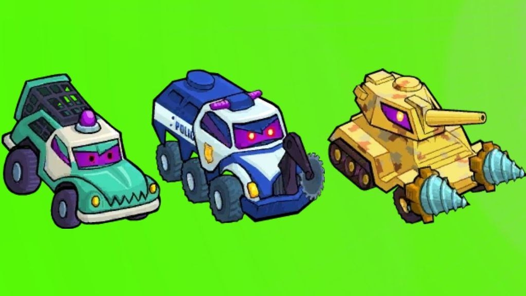 Франкаштейн против Каракопа против Танкаминатора в Кар итс кар 3