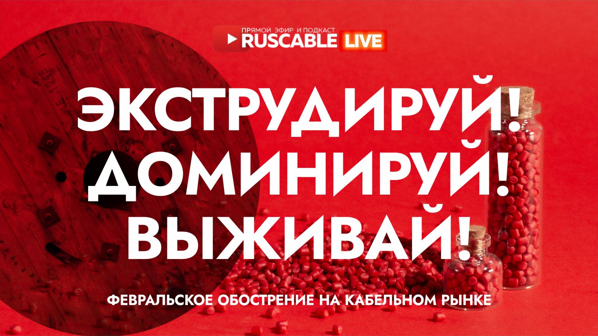 RusCable Live — Экструдируй! Доминируй! Выживай! Февральское обострение на кабельном рынке