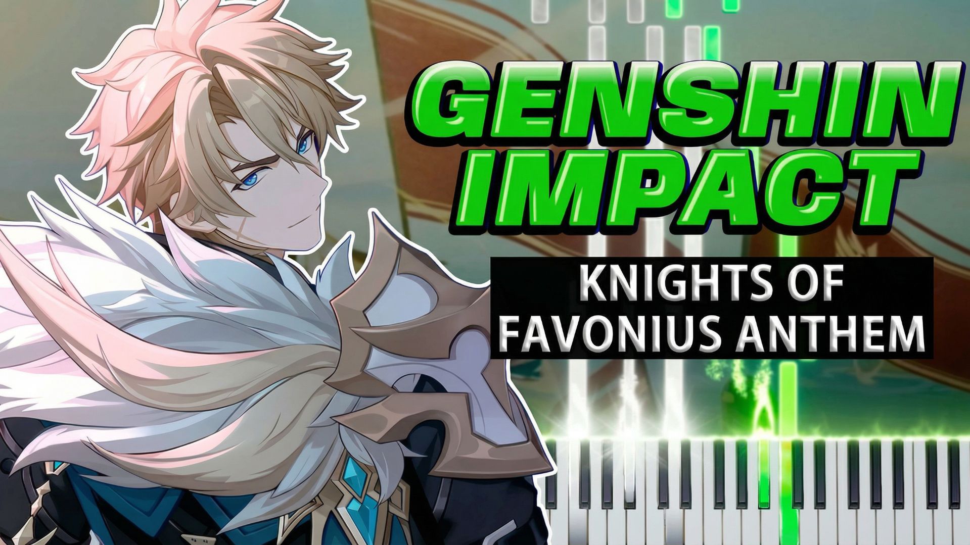 Knights Of Favonius Anthem (Genshin Impact) 【 КАВЕР НА ПИАНИНО 】