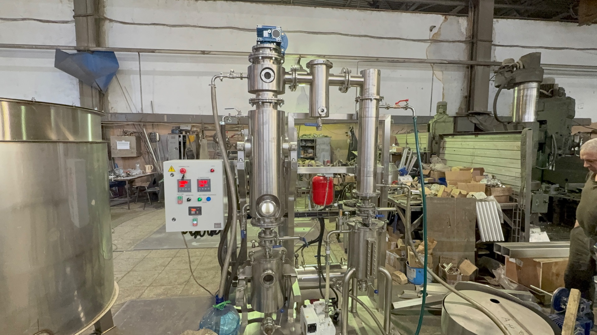 Роторно- пленочный испаритель выпарная установка РосМаш #новости #россия #росмаш #агромаш #выпарная