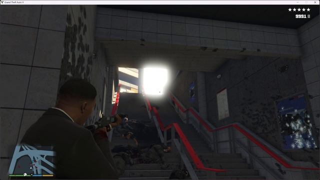 GTA 5 Хардкорная война с копами повеселился от души.