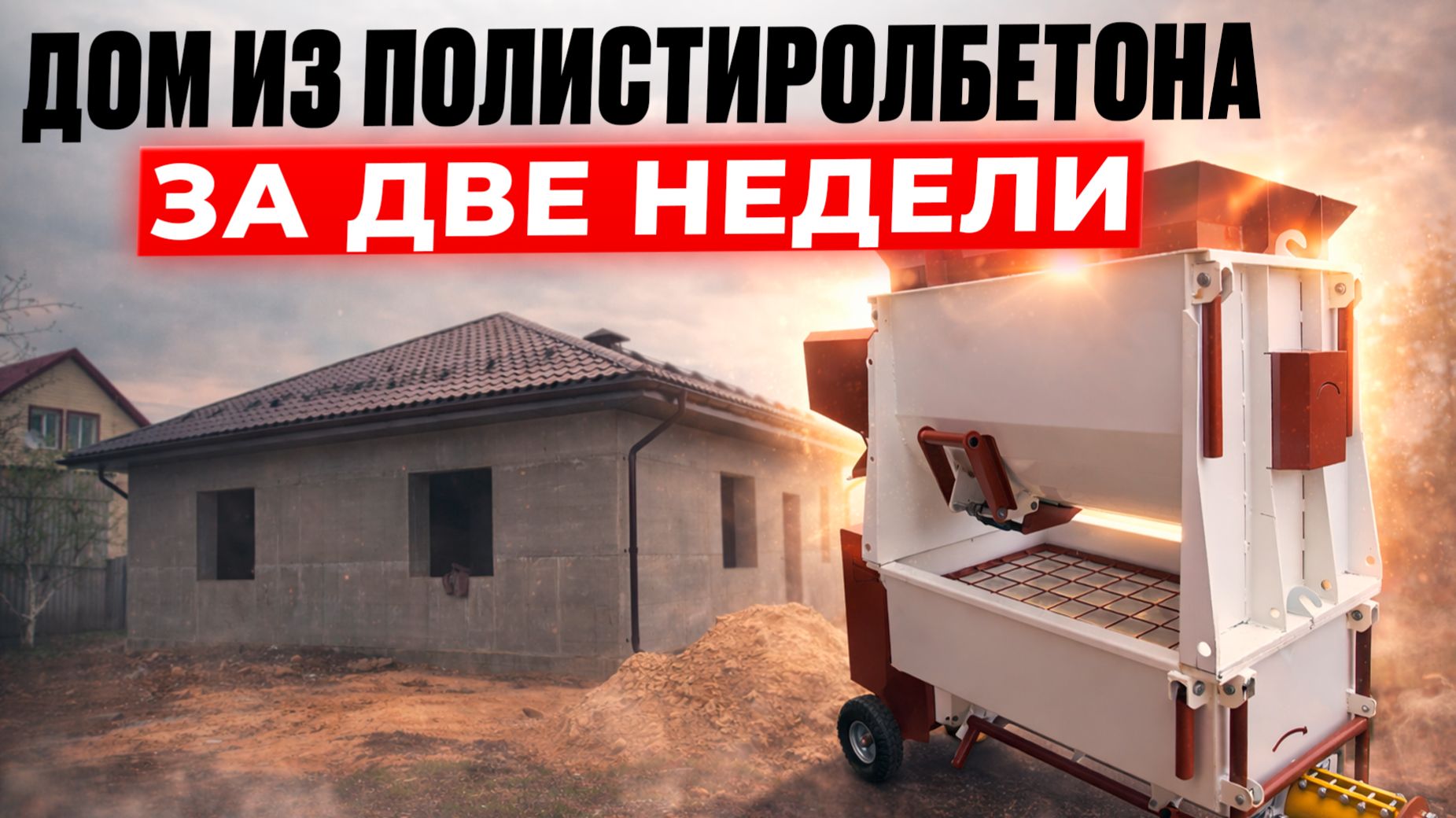 Дом из полистиролбетона