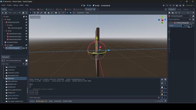 Хоррор от первого лица в Godot 4, ч. 11 / How to Make a First-Person Horror Game in Godot 4 - Part 5
