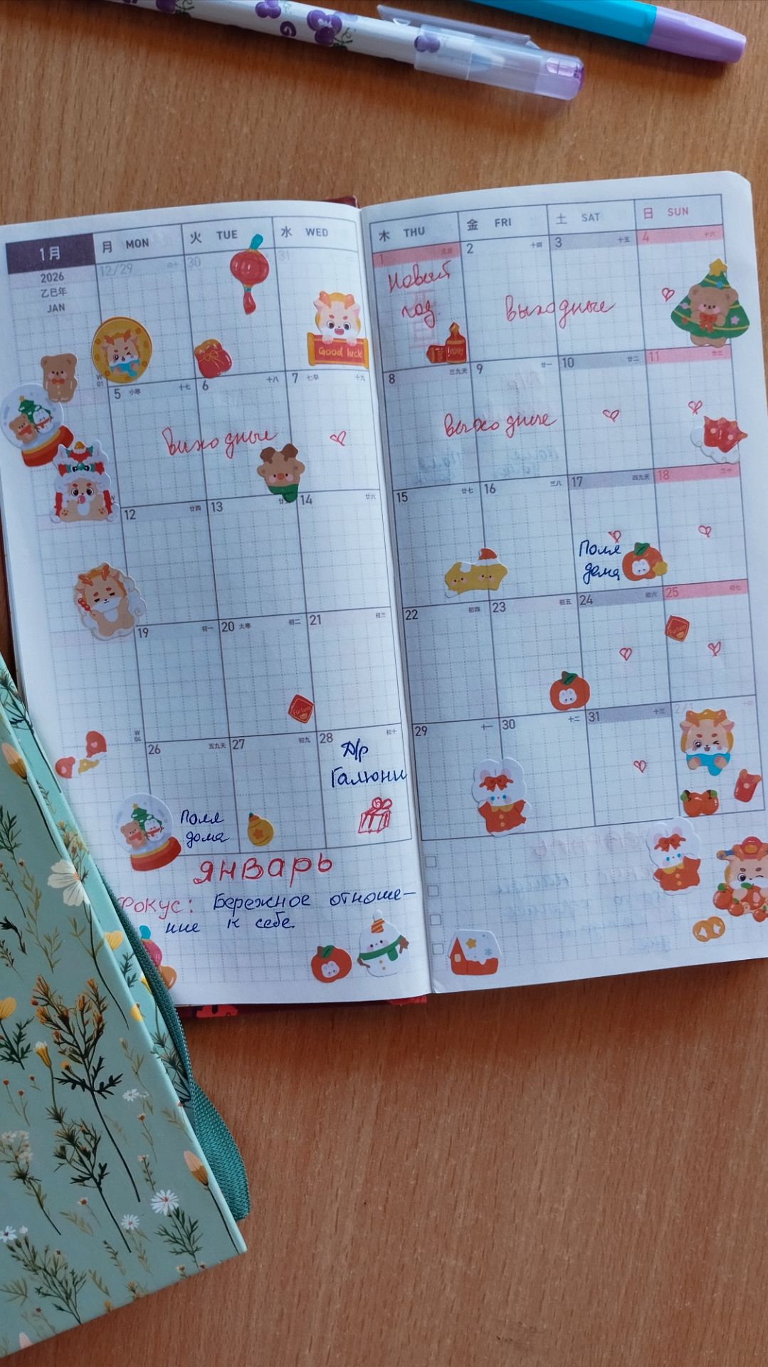 Заполняю ежедневники. Заглядывай в блог. #планирование #bulletjournal