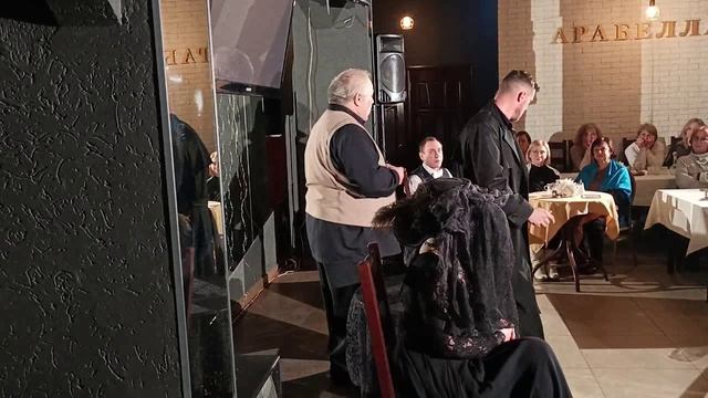 Мрожек Вдовы. Театр Балаганчикъ в кафе Арабель