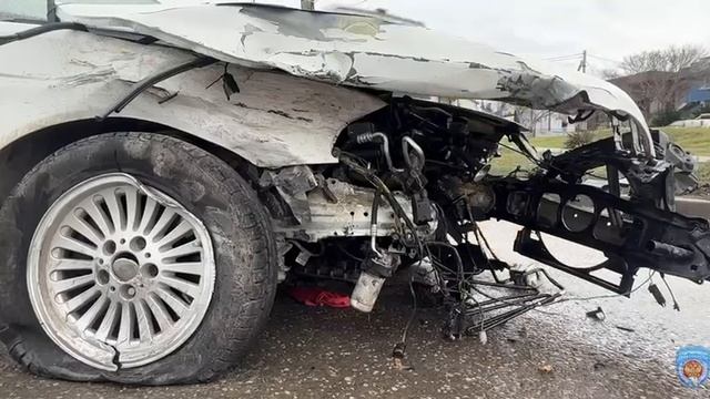 Госавтоинспекция Севастополя работает на месте «лобового» ДТП с пострадавшими