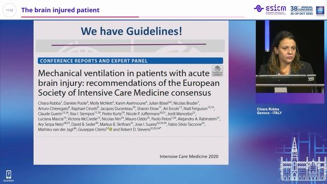 The brain injured patient MV Chiara Robba