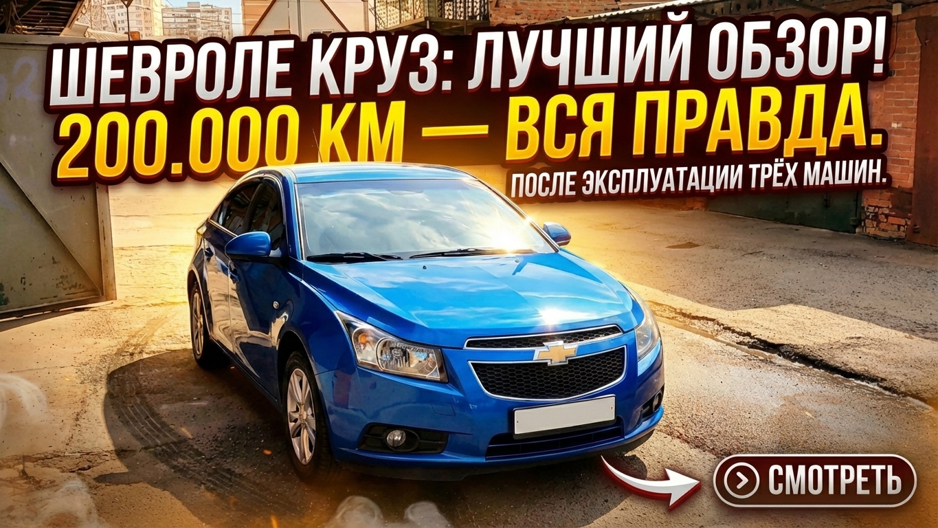 Обзор Chevrolet Cruze. 200 тысяч км пробега. Пора на свалку?