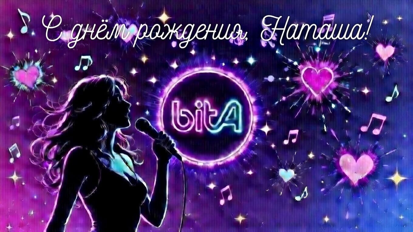 С днём рождения, Наташа! 🎉#Remix #SunoAl #Original #ПопНаSuno #AIMузыка  #красивыепоздравления