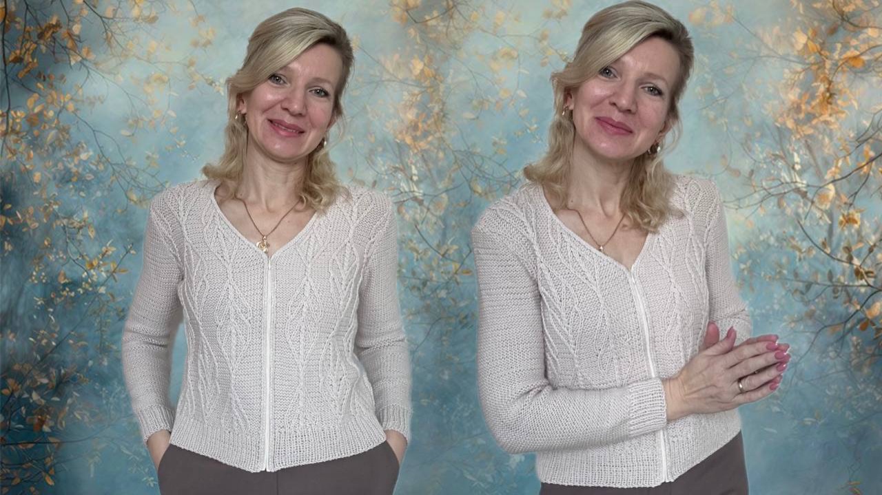 💥Вяжем модный жакет  «Леонора» 💥 Подробный МК