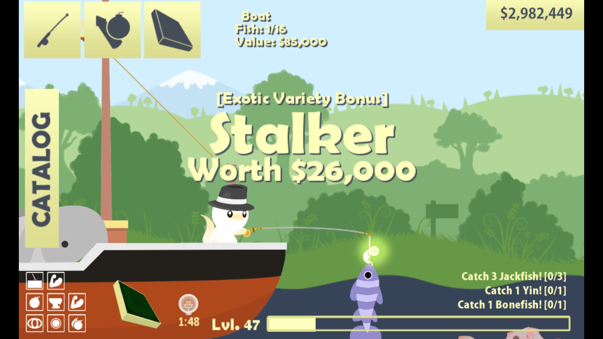 Инги Янги и миллион - Cat goes fishing #3