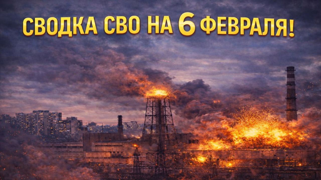 Сводка СВО на 6 Февраля. Новости СВО. СВО на Украине. Новости сегодня 06.02.2026
