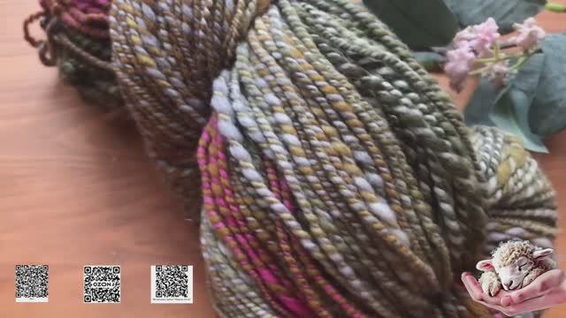 5-2026 Пряжа-сливянка. Брусничные носки. И...тряпочки ручного окрашивания)))..