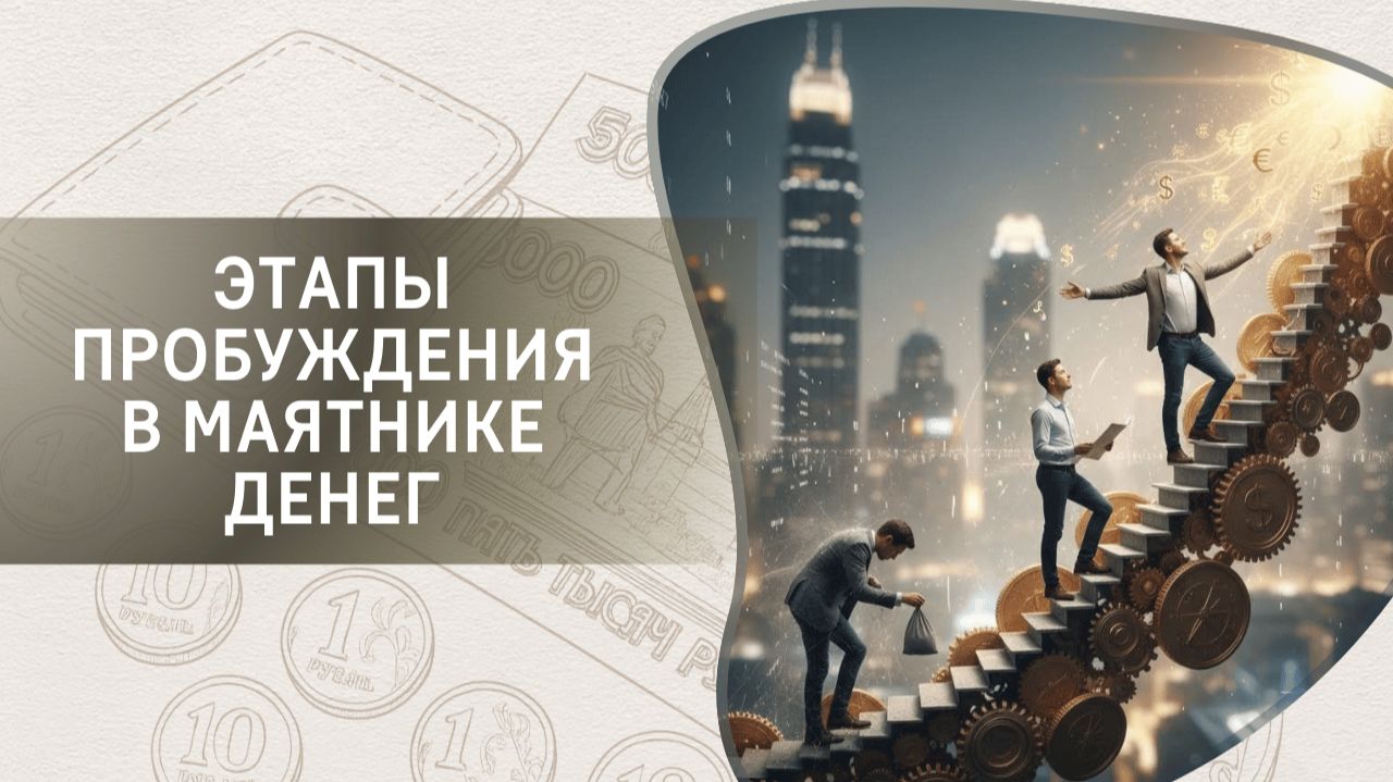 Этапы пробуждения в маятнике денег