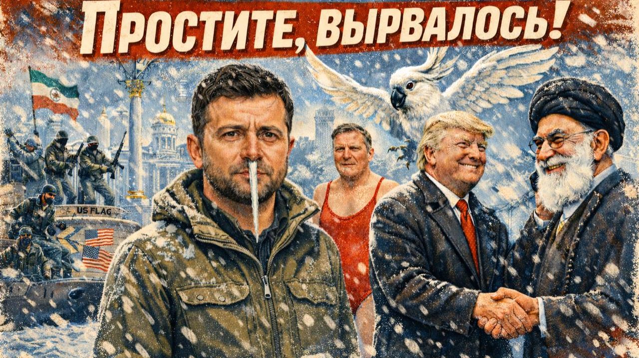 6.02.26 | "Простите, вырвалось!" №348 | Про замерзающую киевскую хунту, про кёрлинг в темноте