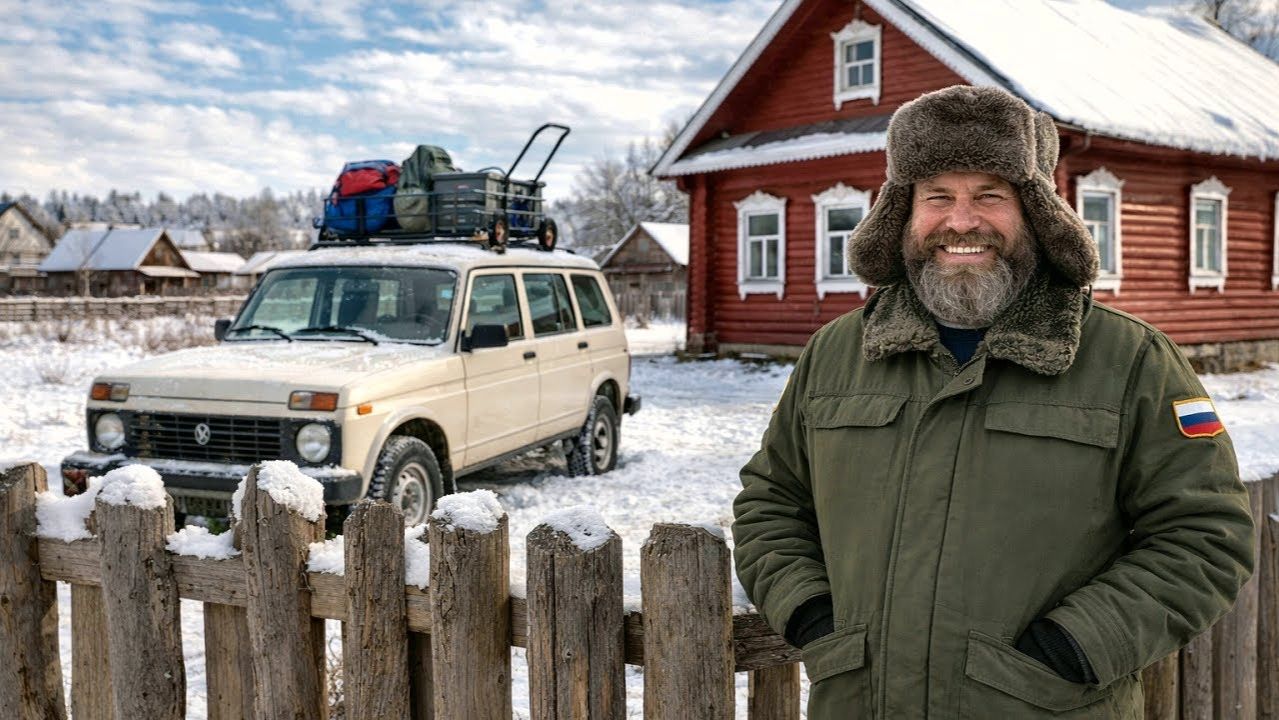 Deutscher in Russland: Ankunft von Matthias in Sibirien - Katzen im Auto & Leben im russischen Dorf
